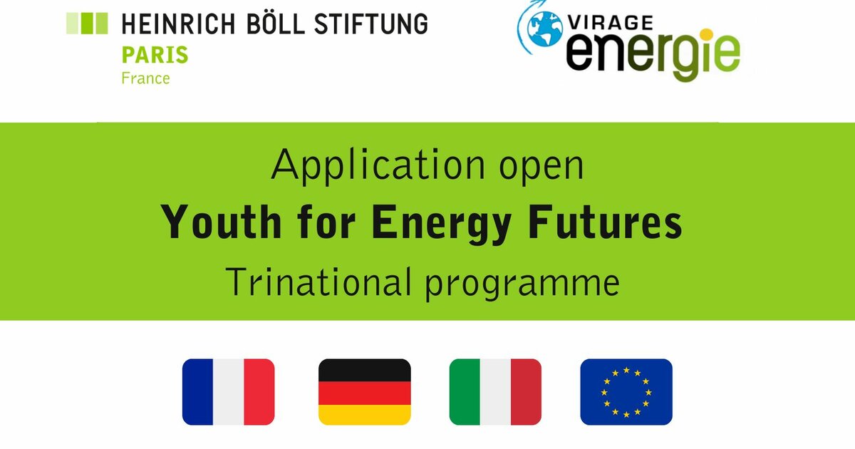 Call for Applications - Youth for Energy Futures 2025 | Heinrich Böll ...